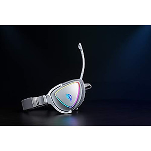 ASUS RGB Gaming Headset ROG Delta | Hi-Res ESS Quad-DAC, Circular RBG Lighting Effect | USB-C Connector for PCs, Consoles, and Mobile Gaming | Gaming Headphones with Detachable Mic