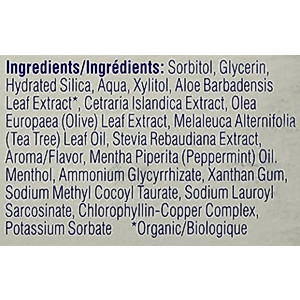 Kiss My Face Gel Teeth Whitening Fluoride Free Toothpaste (Pack of 3), Tea Tree, 13.5 Ounce (2434503EAF)