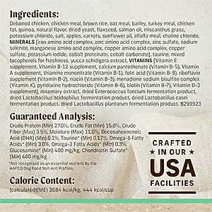 Merrick Healthy Grains Premium Dry Dog Food, Wholesome and Natural Dry Chicken Kibble, Senior Recipe - 4.0 lb. Bag