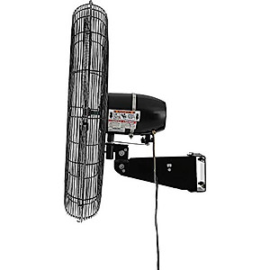 Global Industrial Outdoor Oscillating Wall Mounted Fan, 30" Diameter, 3/10HP, 8400CFM