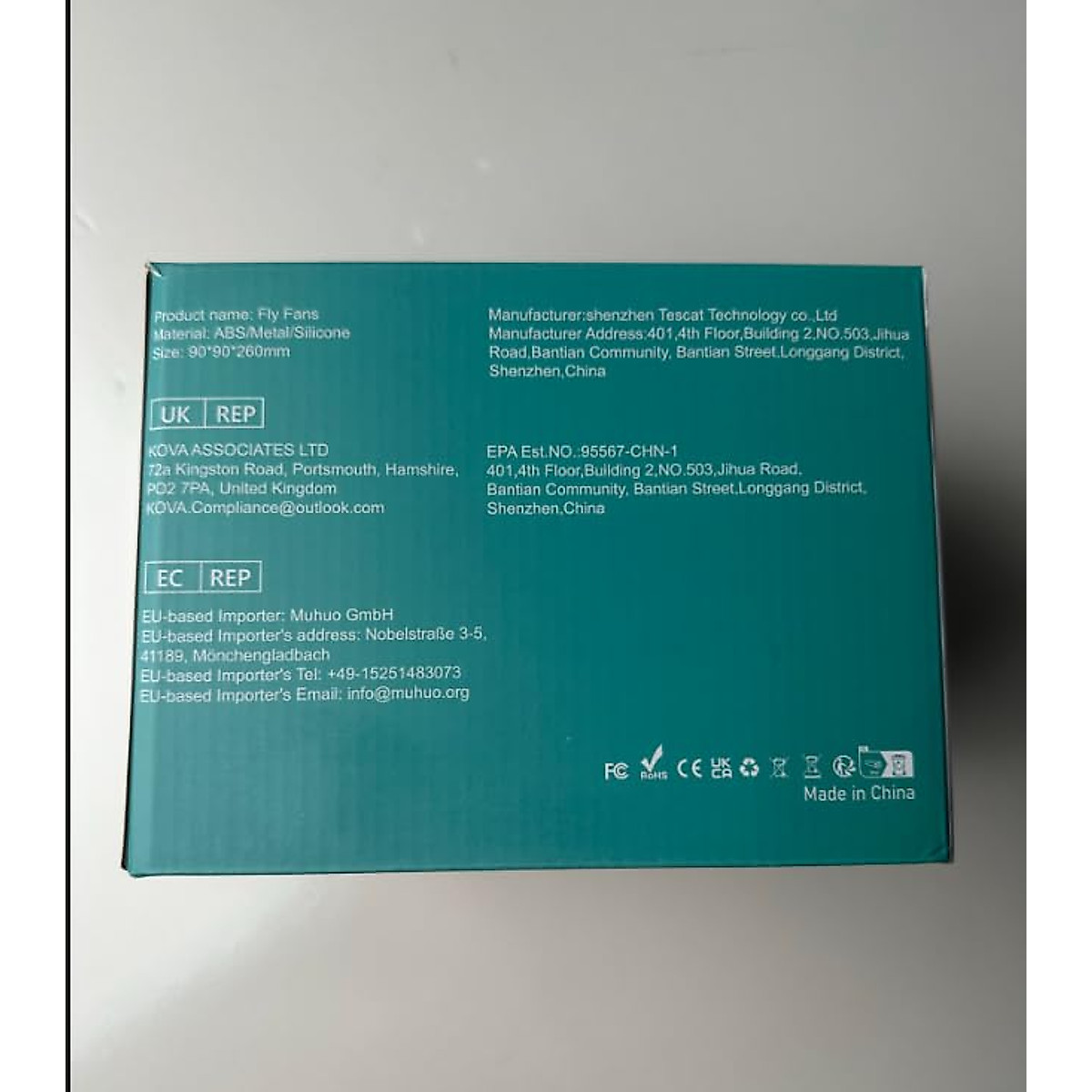 Neijiaer Fly Fans for Tables, Practical Fly Repellent Fan with Soft Blades, USB or Batteries Powered, Soundless and Portable Fly Fan Keeps Your Food Clean(4 Pack)