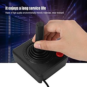 Joystick，Easy to Use Joystick Replacement，3D Analog Thumb Controller, ABS Joystick Replacement Controller for Atari 2600 Game Home Office Gift, 3.78 x 3.35 x 4.57in