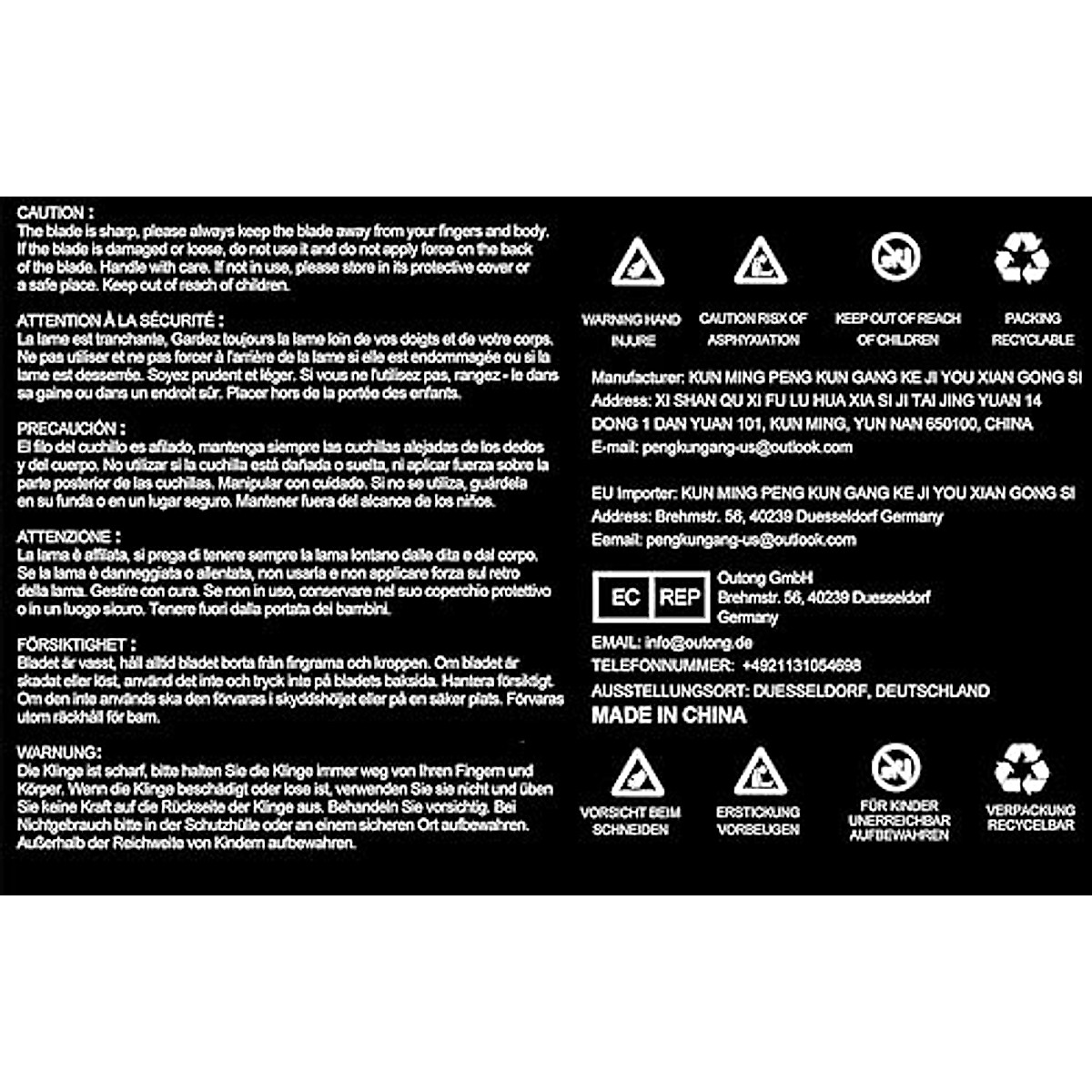 MADSMAUG SKULL Pocket Knife, Cool Pocket Folding Knife with 3D TITANIUM-PLATED SKULL Patterns, Great Christmas Gift EDC knife For Men Outdoor Survival Camping(Blue)