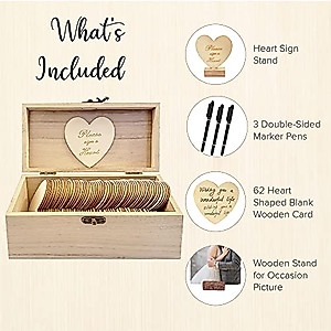 68 PCS Wedding Guest Book , Wedding Decorations for Reception , Guest Book Wedding Reception , Wedding Guest Book Alternative , Baby Shower Guest Book Alternatives , Wedding Books for Guests to Sign.