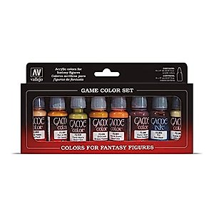 Vallejo Skin Tones Paint Set (8 Color) Paint