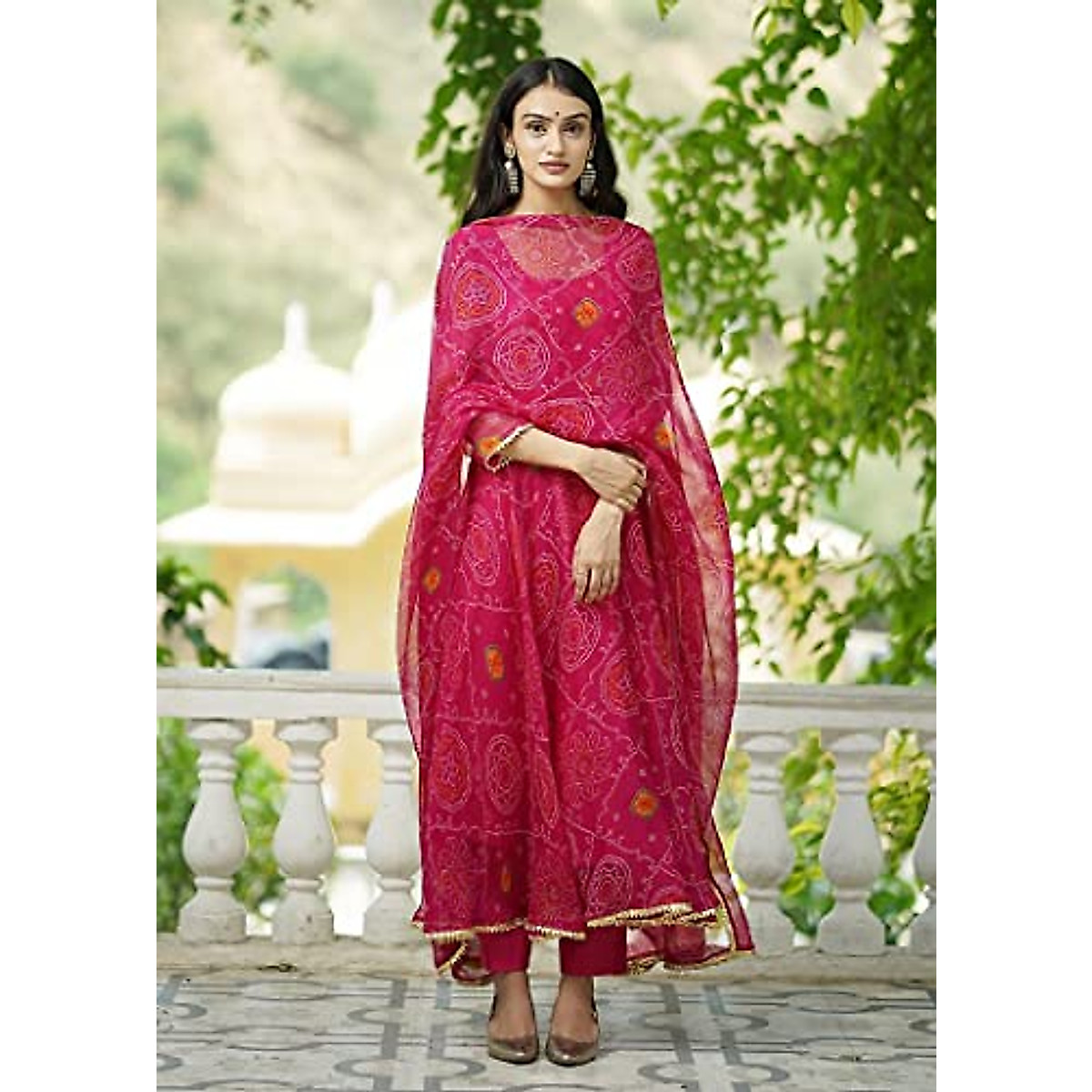 Elina fashion Indian Kurti for Womens With Pant & Dupatta | Rayon Printed Partywear Kurta & Kurtis Tops