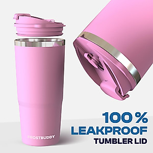 Frostbuddy Togo Buddy | To Go Buddy - 30 oz Stainless Steel Vacuum Insulated Tumbler Cup - thermal cups for hot and cold drinks - stainless steel Tumbler Dunkin Cup (Aloe)