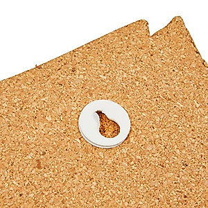 Juvale Cork Board Map of The United States with 10 Pins to Mark Travels, Home and Office Wall Decor (16 x 10 x 0.3 in)