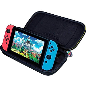 Game Traveler Zelda Nintendo Switch Case - Switch Carry Case for Switch OLED, Switch and Switch Lite, Hard Portable Travel Case, Adjustable Viewing Stand & Bonus Game Cases, Deluxe Carry Handle