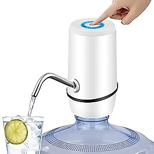 Water Dispenser for 5 Gallon Bottle, Electric Drinking Water Pump Portable Automatic Water Pump for Camping, Kitchen, Home, Office, Car, Fits for Indoor and Outdoor