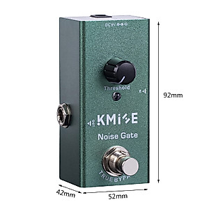Kmise Noise Gate Electric Guitar Effects Pedal Mini Single Type DC 9V True Bypass