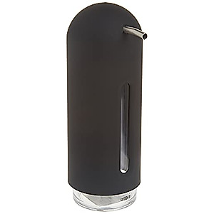 Umbra - 330190-040 Penguin Pump, Kitchen Soap Dispenser, Also Works with Hand Sanitizer, 12 oz (355 ml), Black