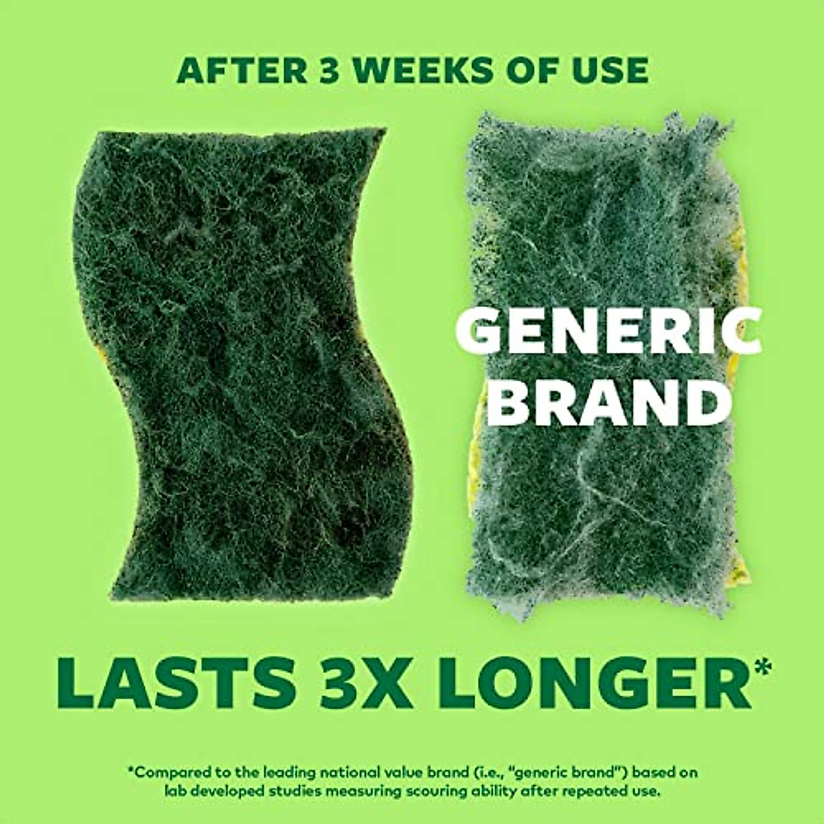 Scotch-Brite Heavy Duty Scrub Sponges, For Washing Dishes and Cleaning Kitchen, 12 Scrub Sponges