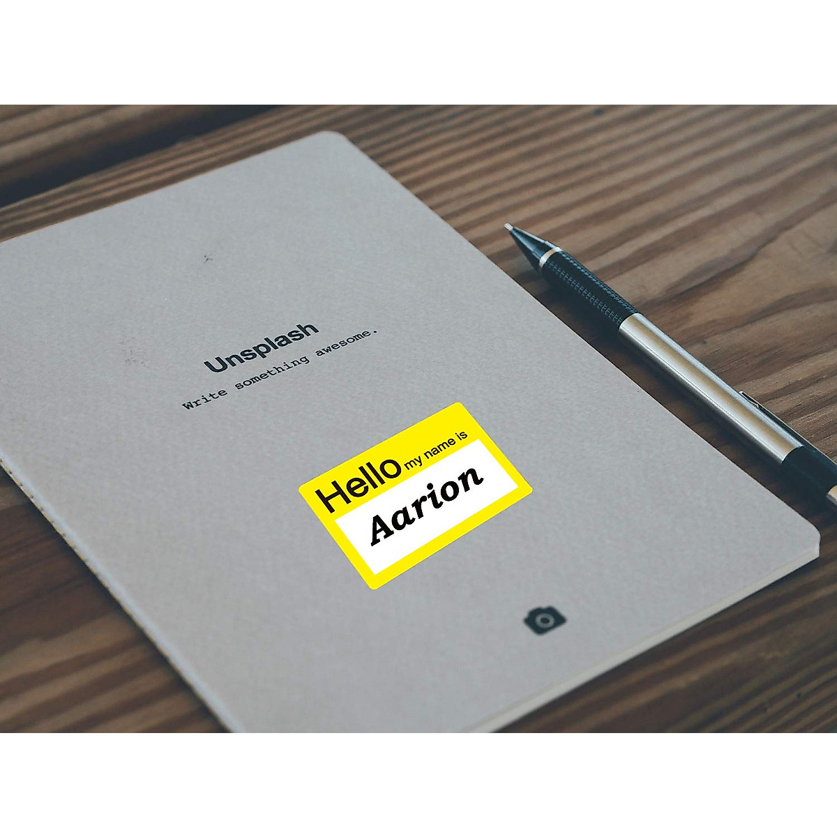 Remarkable Name Tag Labels Hello My Name is Stickers,2 X 3 inch Name Tag Labels Great for Kids,Employees,Reunions,Professionals,Parties,School,Notebooks,Events/Pack of 200 (Yellow) …