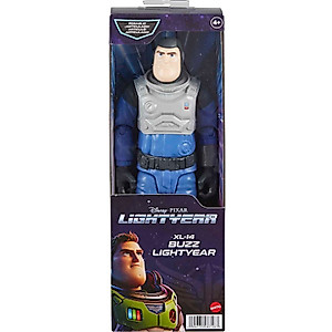 Mattel Disney Pixar Lightyear Basic Large Scale Action Character Figures, 12 Inch Scale, 12 to 14 Posable Joints, Collectable Toy, Fans Gift Ages 4 Years & Up