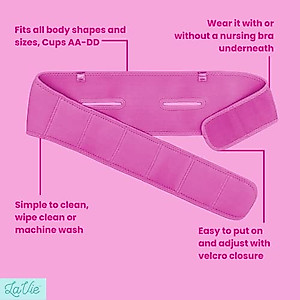 The LaVie 2oz Organic Pumping Spray with Pumping Bra for Handsfree Breastfeeding, Nursing or Pumping, Essential Support for Clogged Ducts, Mastitis, and Engorgement