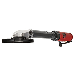 Chicago Pneumatic CP9116-4 Inch (100 mm) Air Angle Cut-Off Tool, Extended Reach, 1 HP / 746 W, with 5 Norton Cutting Discs