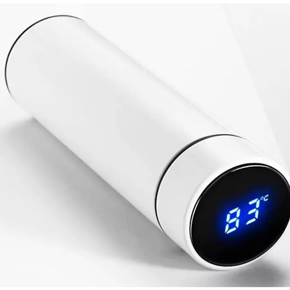 LM Thermos, Tea Infuser Bottle, Smart Water Bottle LED Temperature Display, Double Wall Vacuum Insulated Water Bottle, Stay Cold up to 24 Hrs Ice, Hot 8Hrs. (Red) 500 ML (Red)