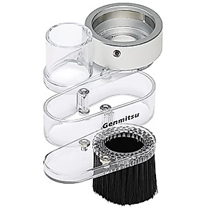 Genmitsu CNC ABS Dust Shoe for CNC Machines with a 52mm Diameter Motor, fits Most 300W-500W Spindle Motors, Hose Adapter Outer Diameter 38mm (1.5″), Transparent