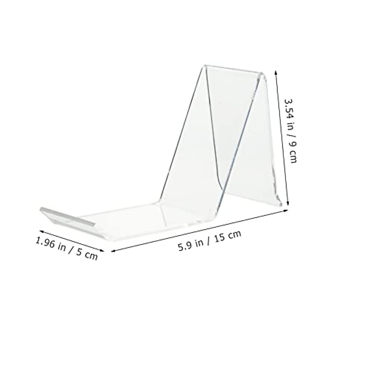 EXQUIMEUBLE 2pcs Shoe Support Shoe Rack Shoes Rack Show Rack Sneaker Holder Shoe Display Stand Shoe Display Rack Sneaker Stand Sandal Stand Bracket Acrylic Men and Women Children's Shoes