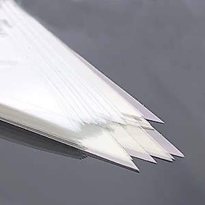 Dzrige 100 Pieces Transparent Cone bags,Clear Triangle Bags,Plastic Cone Bags with Gold Twist Ties,Plastic Treat Bags for Easter Christmas Party Favor,Wedding,Cookies,Candy,Chocolates,Popcorn,Craft Gifts - 5.1" x 9.8"