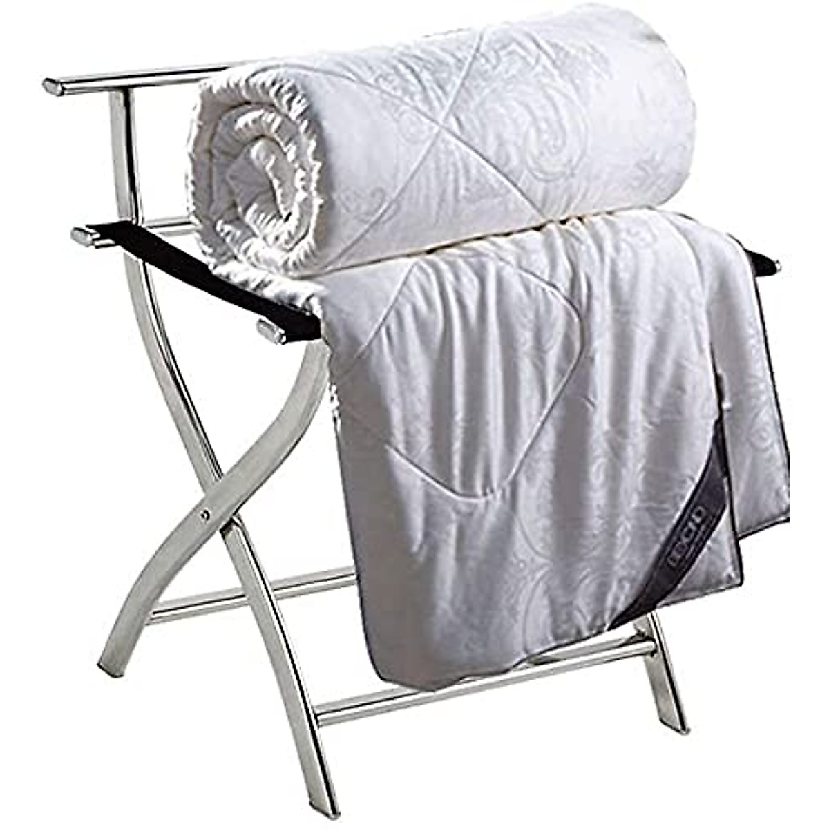 Yingm Folding Luggage Rack Hotel Room Luggage Rack Easy to Assemble, Used for Bedroom, Guest Room, Hotel