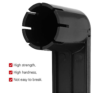 Boat Inlet Valve Wrench, Inflatable Boat Kayak Air Wrench Plastic, 8 Teeth Rubber Dinghy Inflation Valve Wrench Tool