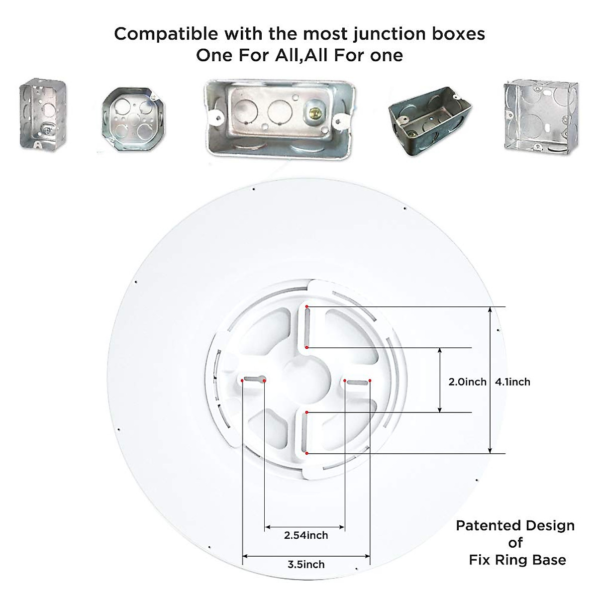 TALOYA Dimmable Flush Mount LED Ceiling Light,3 Color in One (3000K/4000K/6500K) White 12inch 20W=200W Round Flush Mount Light Fixture for Bedroom Kitchen