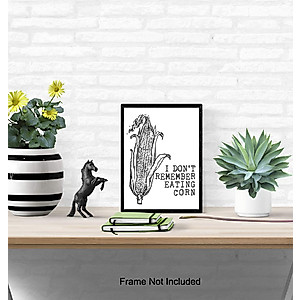 Bathroom Wall Art Decor - Restroom Sign, Guest Bath Decoration - Powder Room or Rest Room Print - Funny 8x10 Poster - Unique UNFRAMED Gift