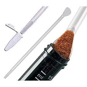 LevGo® 17221 Standard smartSpatula® Disposable Multipurpose Laboratory Spatula, PP, 210 x 7 mm (300 spatulas per Pack). Look for The V at The Neck.