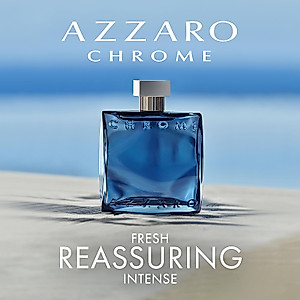 Azzaro Chrome Parfum for Men - Citrus Fougère Fragrance with Bergamot Notes, Fresh Aromatic Scent, Intense and Lasting