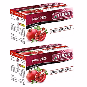 Pomegranate Tea from Tisan - 2 boxes total 40 tea bags