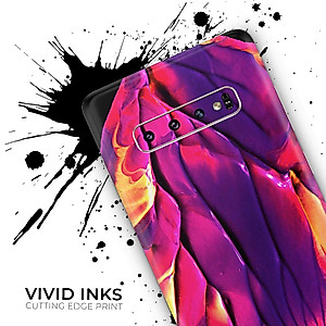 DesignSkinz Liquid Abstract Paint V17 Protective Vinyl Decal Wrap Skin Cover Compatible with The Samsung Galaxy S20 (Screen Trim & Back Glass Skin)