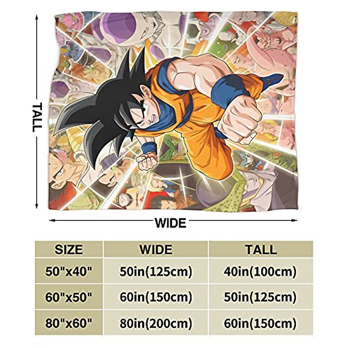 Shengdong Micro Fleece Blanket Soft and Warm Throw Blanket Digital Printed Ultra-Soft Micro Fleece Blanket (50 X40,60 X50,80 X60) Black3