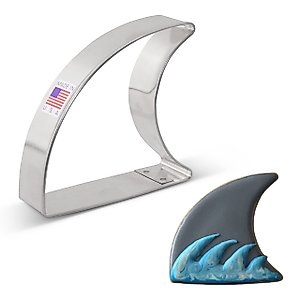 Shark Fin Cookie Cutter, 3" Made in USA by Ann Clark