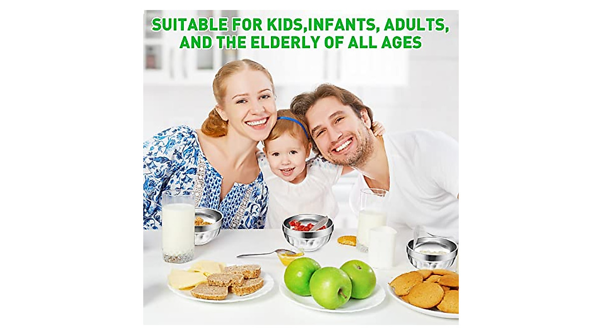 20 Pack Stainless Steel Bowls - Insulated, Durable & Multi-Purpose