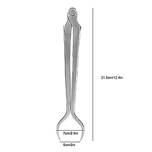 AUHX Fitting Horse Hoof, High Strength High Performance High Temperature Resistance Hot Fitting Tong Horse Hoof for Harness Tools for Iron Tools