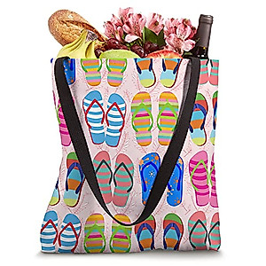 Flip Flops Beach Summer Vacation Sandals Life Aloha Women Tote Bag