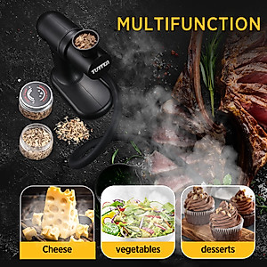 Tuffen Cocktail Smoker, Wood Chips Smoke Infuser, Smoking Gun Food Smoker, Portable Cold Smoke Generator for Drinks and Food, Gifts for Men Dad, Mom, Husband, and Cooking Enthusiast