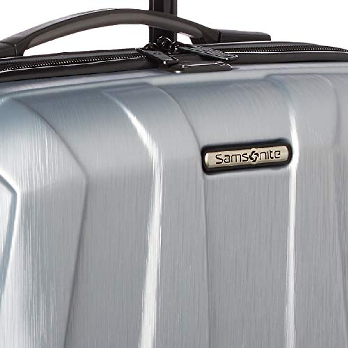 Samsonite Centric 2 Hardside Expandable Luggage with Spinners, Silver, Carry-On 20-Inch