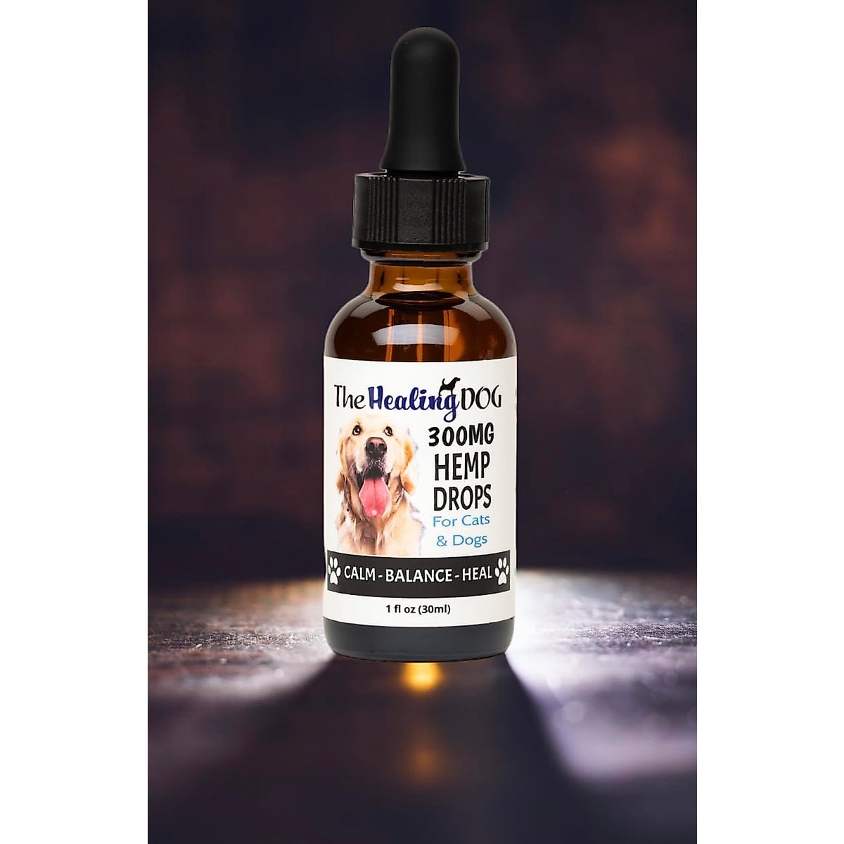 The Healing Dog: Hemp Oil for Cats & Dogs - 300mg