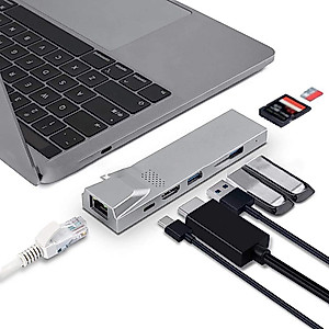 SHYPT Multifunctional 4K HD Video Output Type-C Hub Docking Station Adapter Converter