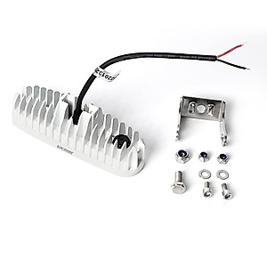 EXZEIT Led Boat Lights, 2 pc Deck/Dock Marine Lights 3000LMS 150°Flood Light, 6inch, 12/24 V