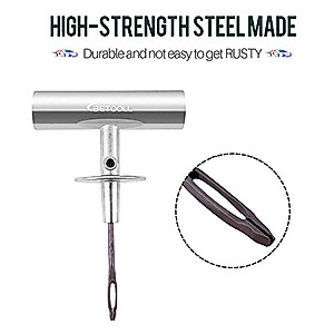 BETOOLL Tire Repair Kit 24 Pcs for Car, Motorcycle, ATV, Jeep, Truck, Tractor Flat Tire Puncture Repair