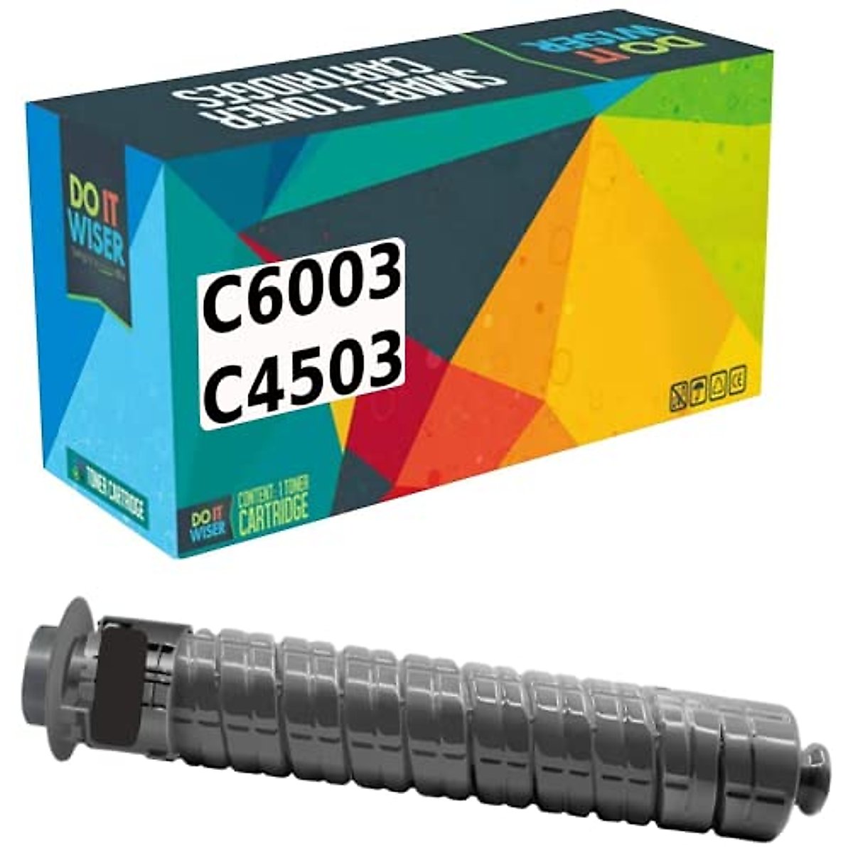 Do it Wiser Compatible Printer Toner Cartridge Replacement for Ricoh 841849 for use in Ricoh MP C6003 MP C4503 MP C5503 MP C6004 (1Pack - Black)