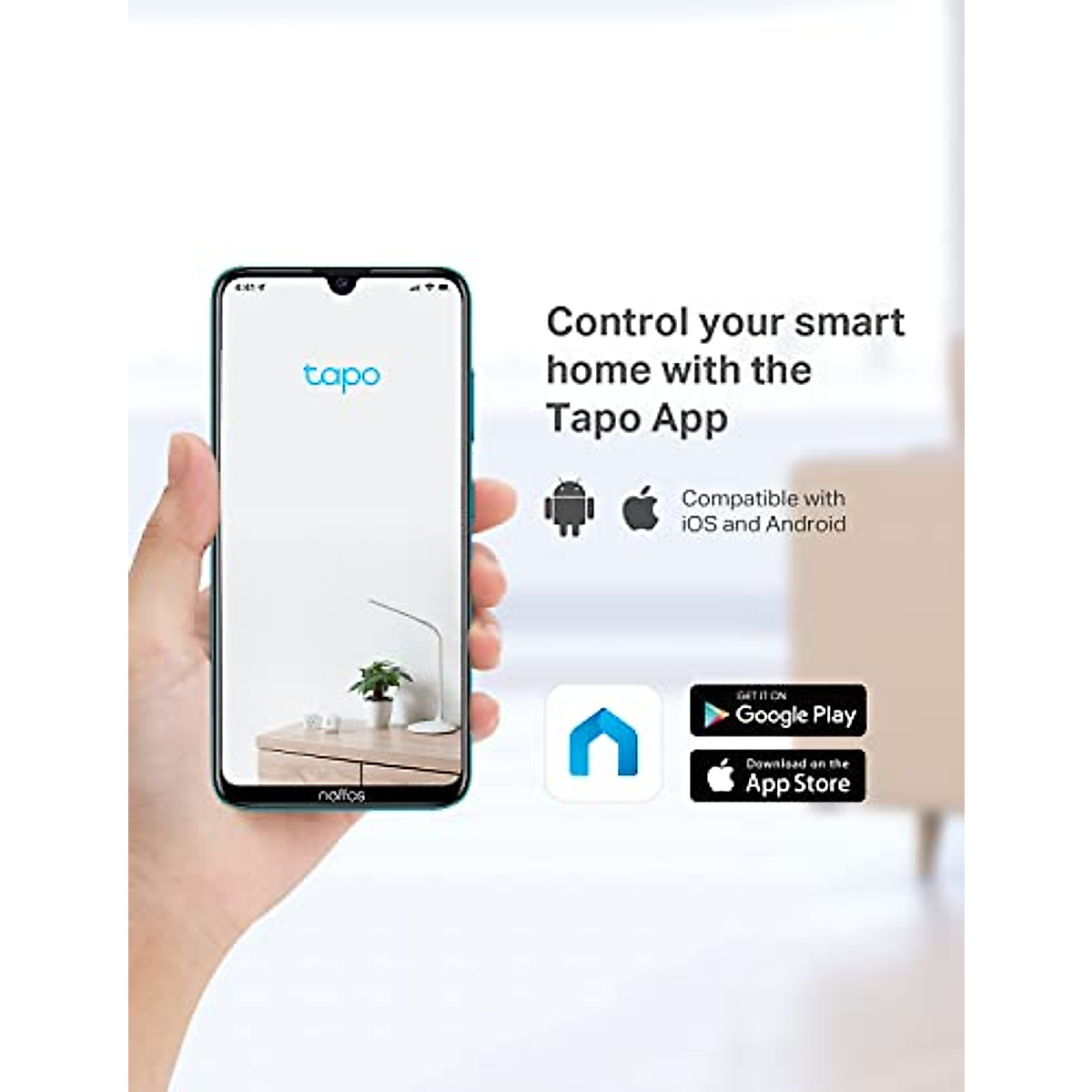 TP-Link Tapo 1080P Indoor Security Camera for Baby Monitor, Dog Camera w/ Motion Detection, 2-Way Audio Siren, Night Vision, Cloud & SD Card Storage, Works w/ Alexa & Google Home (Tapo C100)