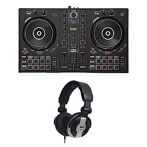 Hercules DJ Control Inpulse 300 DJ Controller with MH110 Studio Headphones