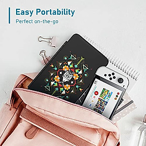 TiMOVO 24 Game Card Case for Nintendo Switch OLED 2021/Switch/Switch lite, 24 Game Holder Cartridge Case for Switch Game Cards and 24 SD Cards, Compact & Portable Game Storage Case Box, Wolf