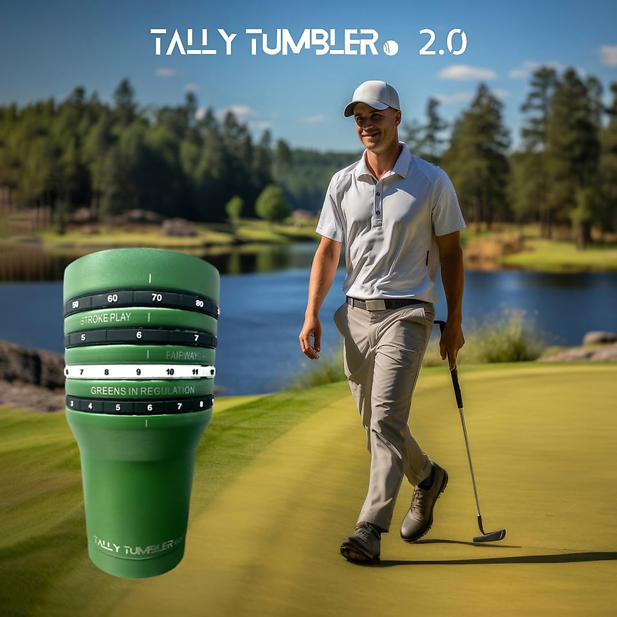 Tally Tumbler Golf (Divot Green)