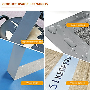 SIKEDEPRO Duct Tape, Silver Duct Tape，5 Rolls 2 inches x 30 Yards Duck Tape,Strong, ducttape, Flexible,Heavy Duty Duck Tape，Waterproof Bulk Value for Indoor & Outdoor Repairs, Industrial Use